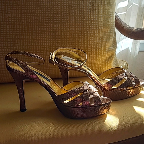 Caparros | Shoes | Caparros Rose Gold Heel Shoes | Poshmark